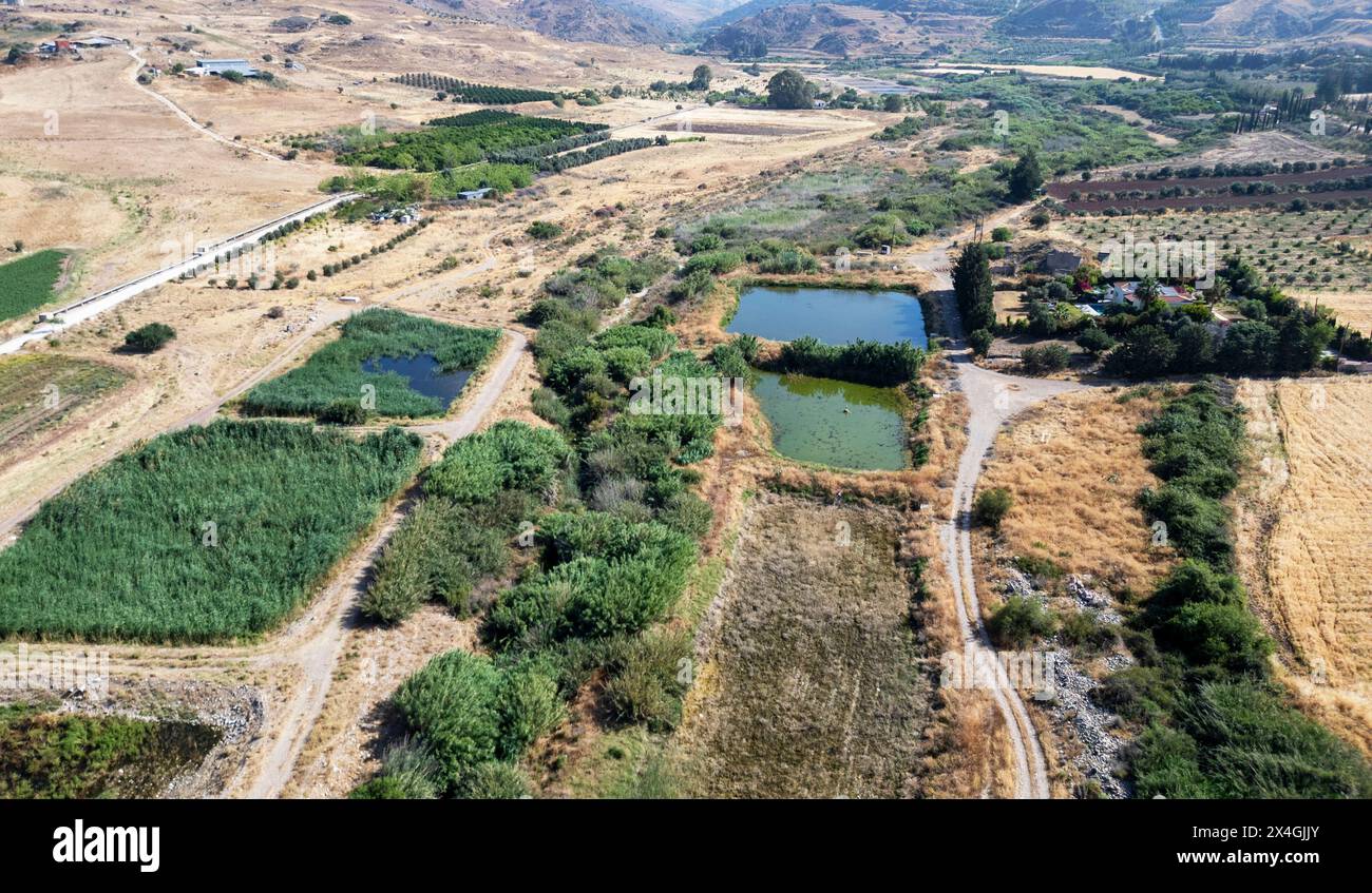 Irrigation pools agia varvara paphos hi-res stock photography and ...