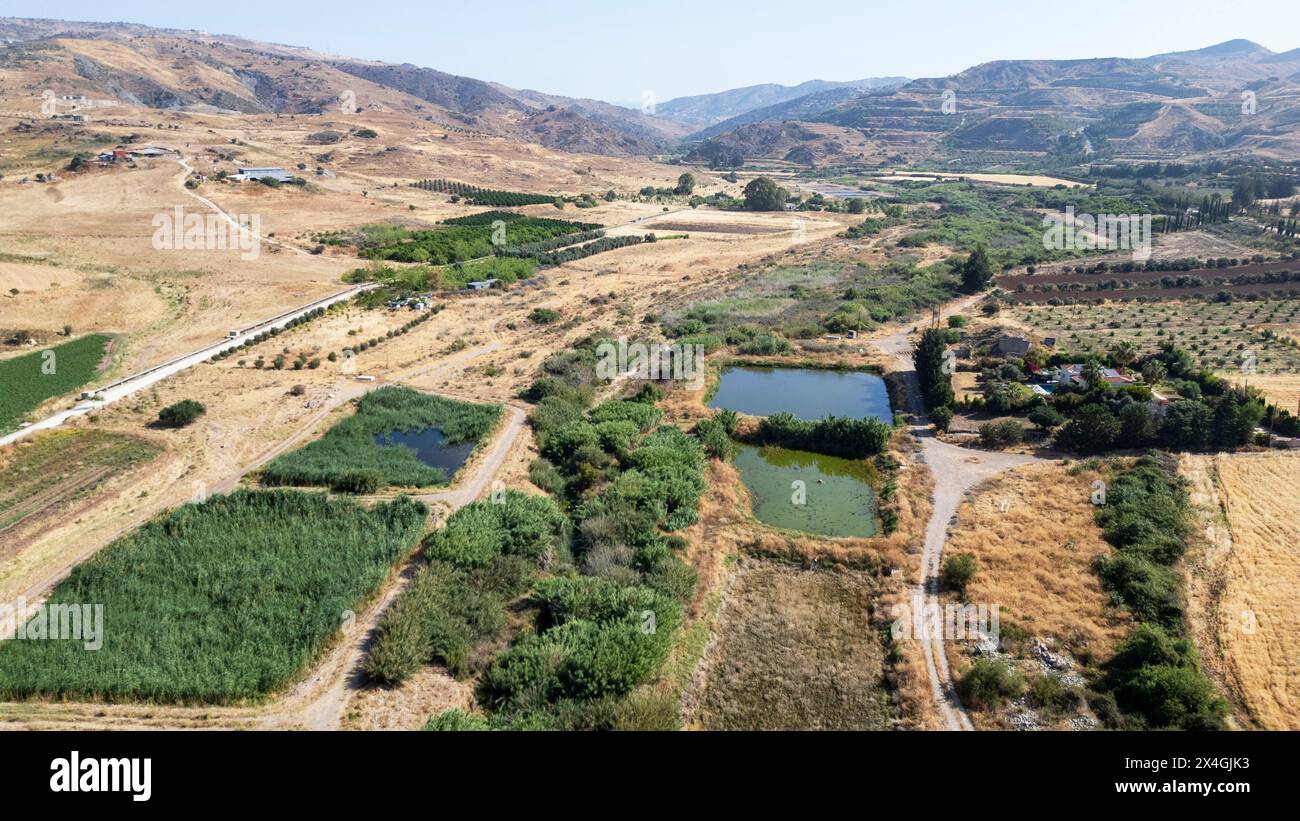 Irrigation pools agia varvara paphos hi-res stock photography and ...