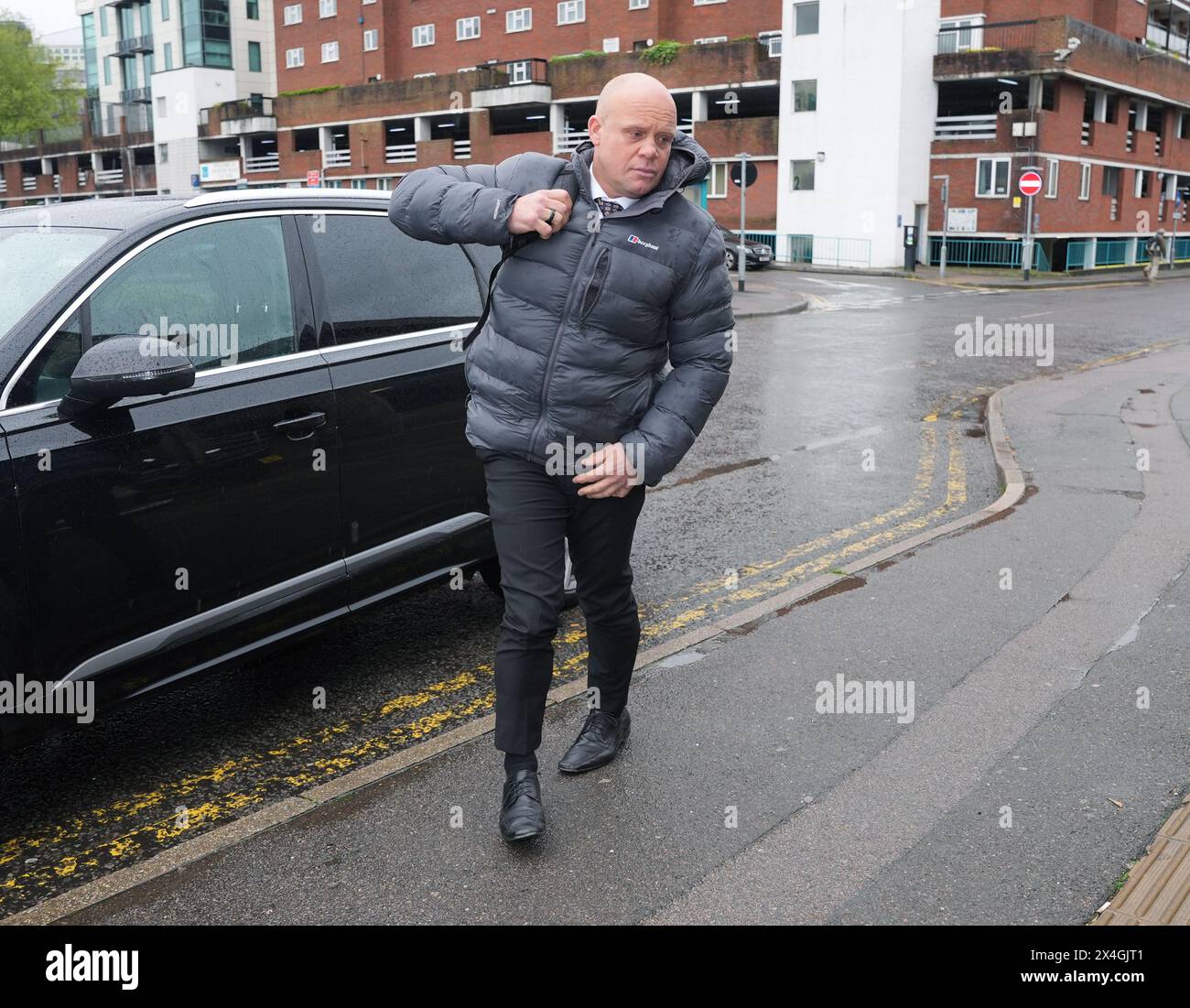 Andrew Bott, 52, arrive at Guildford Crown Court, Surrey, where Camilla ...