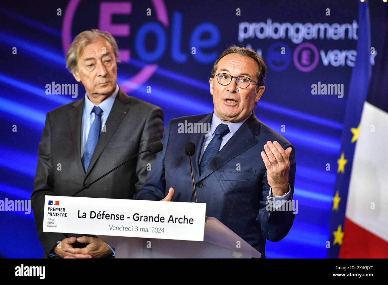 Paris, France. 03rd May, 2024. Chairman of the Yvelines Departmental ...