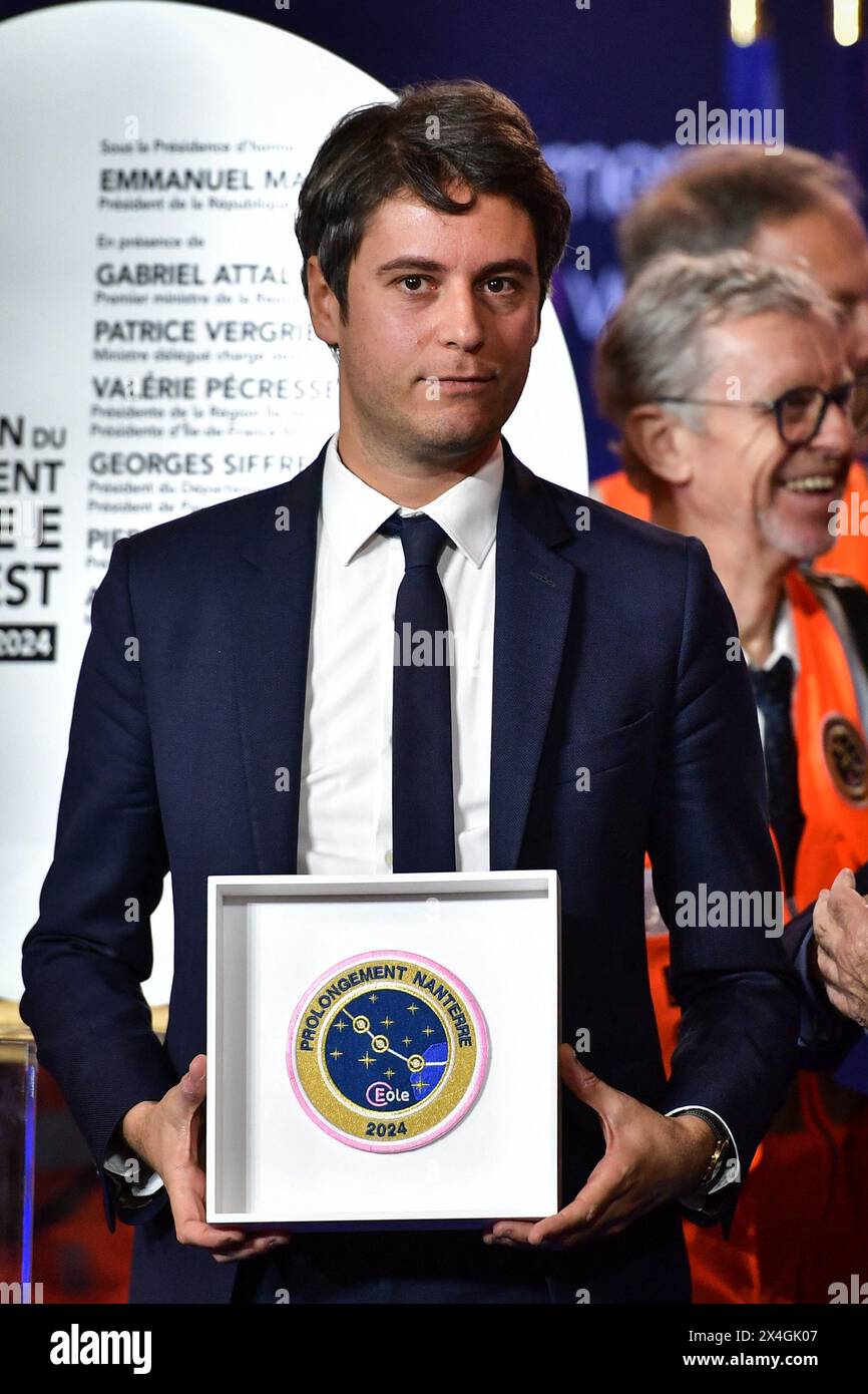 Paris, France. 03rd May, 2024. French Prime Minister Gabriel Attal ...