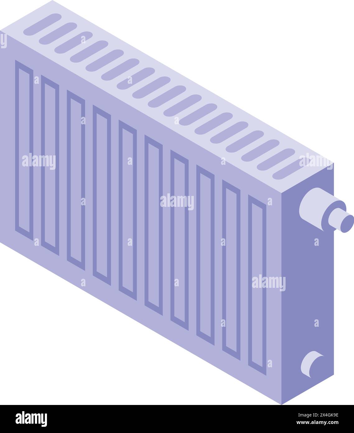 Heating radiator icon isometric vector. Home heating system. Warming ...