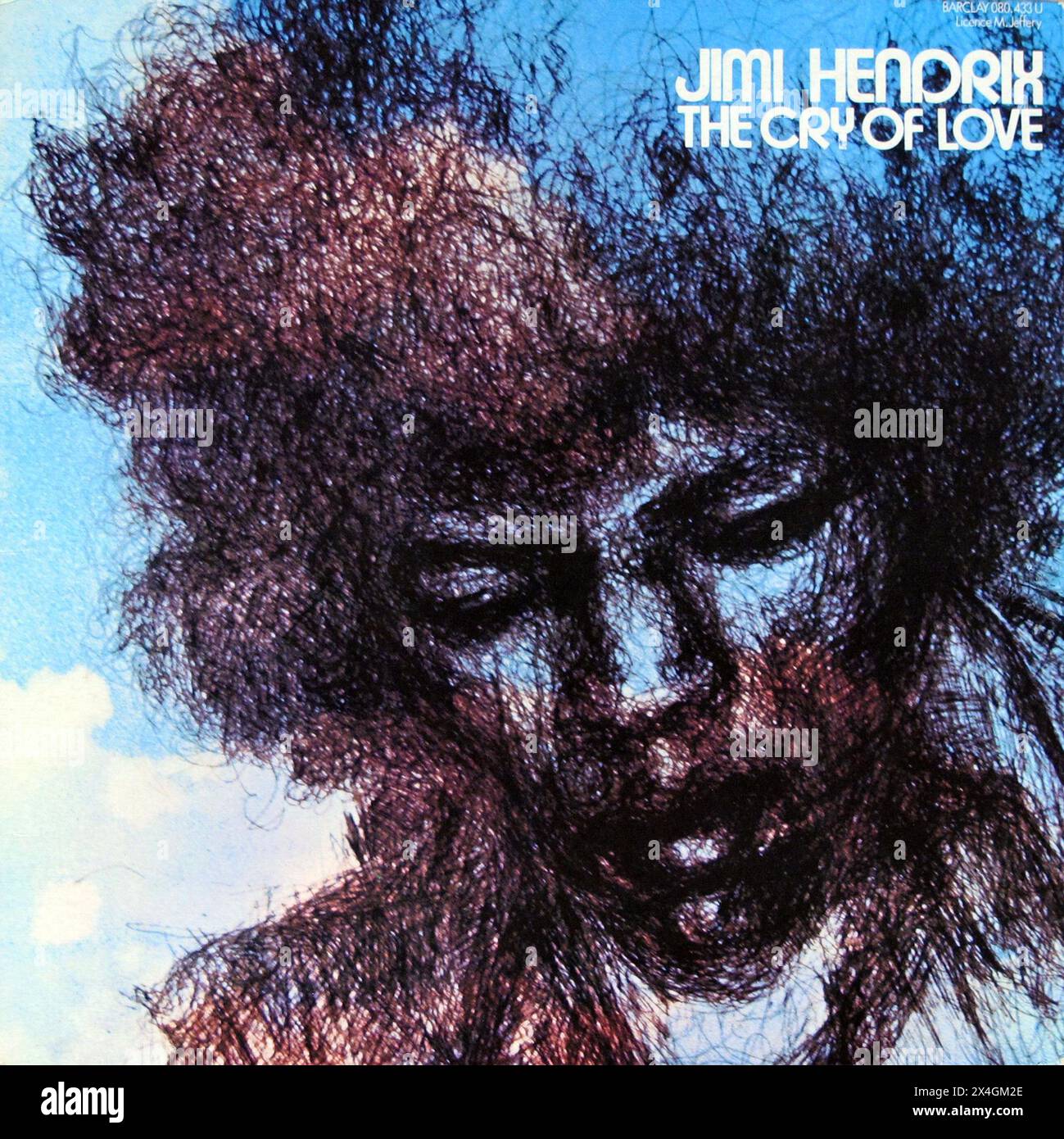 JIMI HENDRIX THE CRY OF LOVE - Vintage vinyl record cover Stock Photo ...