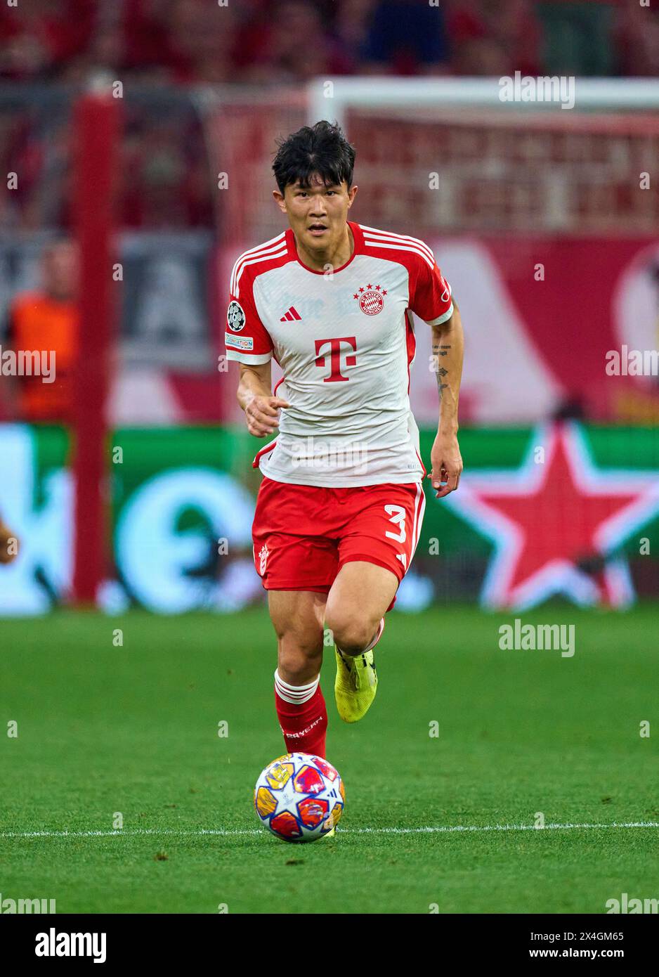 MinJae Kim, Min-Jae Kim , FCB 3 in the semi final match FC BAYERN MUENCHEN - REAL MADRID 2-2 of ...