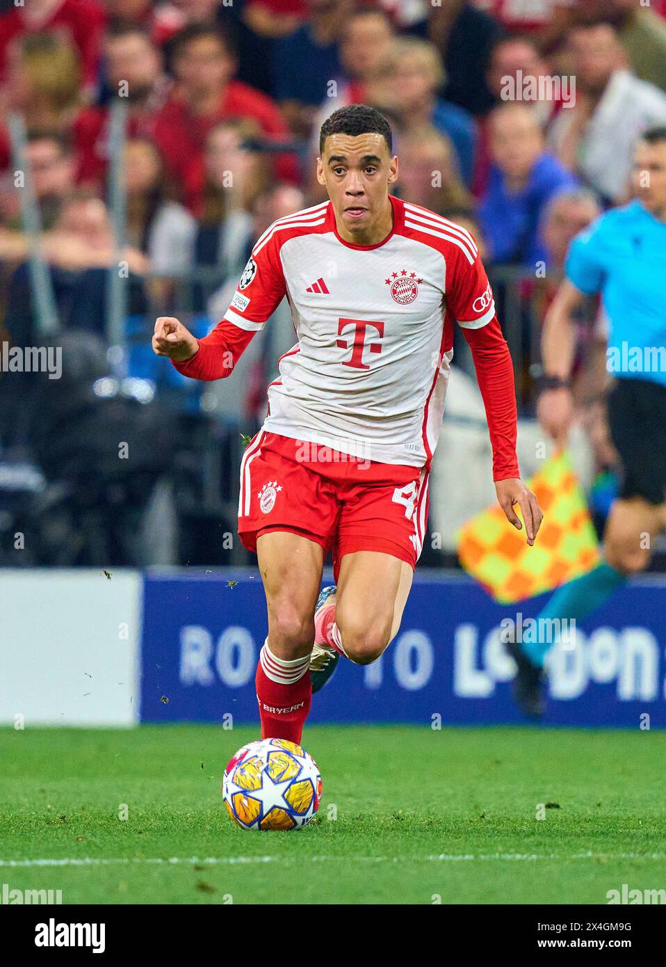 Jamal MUSIALA, FCB 42 in the semi final match FC BAYERN MUENCHEN - REAL ...