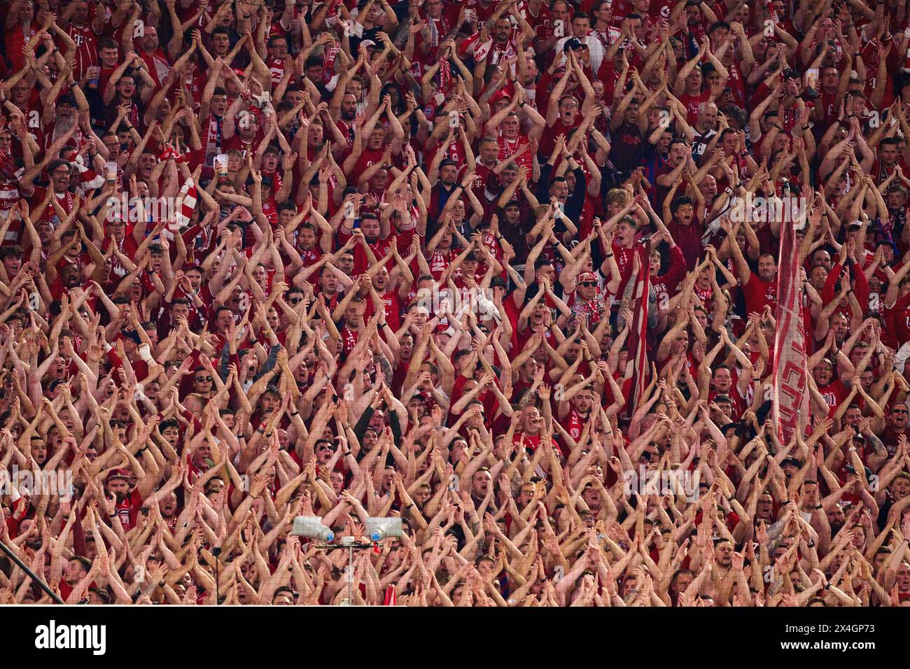 fcb fans in the semi final match FC BAYERN MUENCHEN - REAL MADRID 2-2 ...