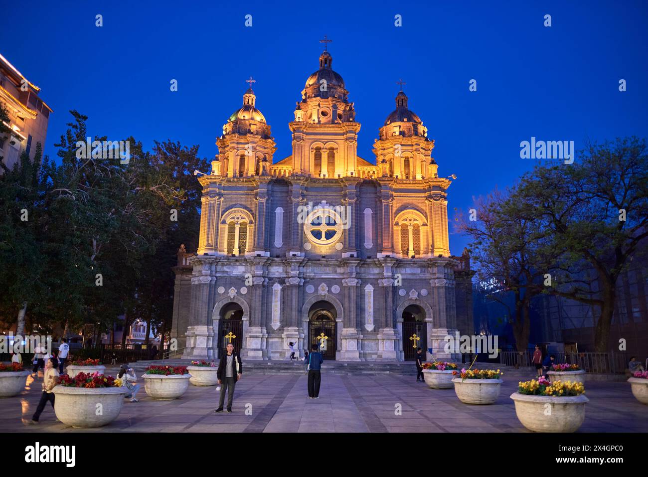 St. Joseph's Church, commonly known as Wangfujing Church, an early 20th ...