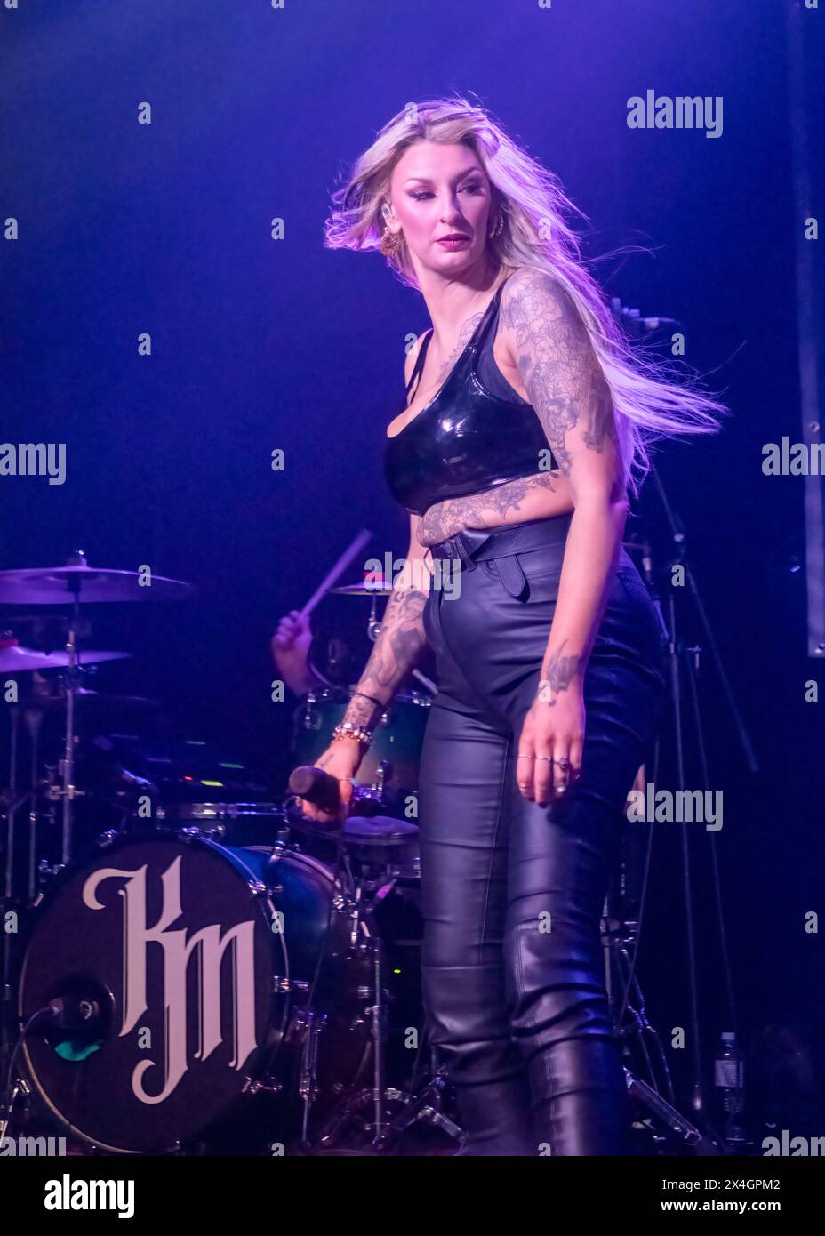 Nottingham, United Kingdom.02 May 2024. Kira Mac with support from ...