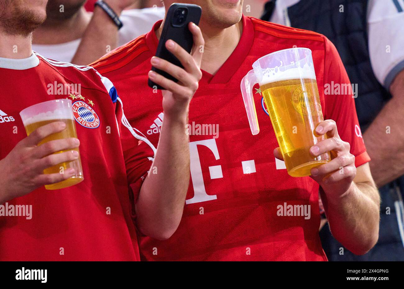 FCB fans with beer in the semi final match FC BAYERN MUENCHEN - REAL ...
