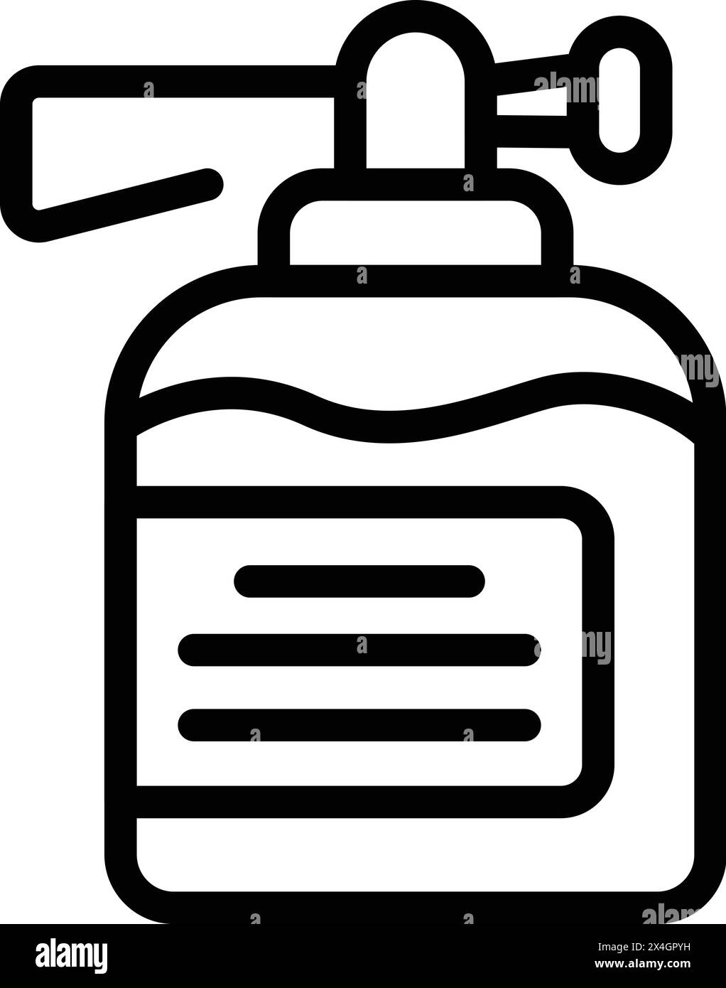 Bug sprayer icon outline vector. Agriculture insecticide applicator ...