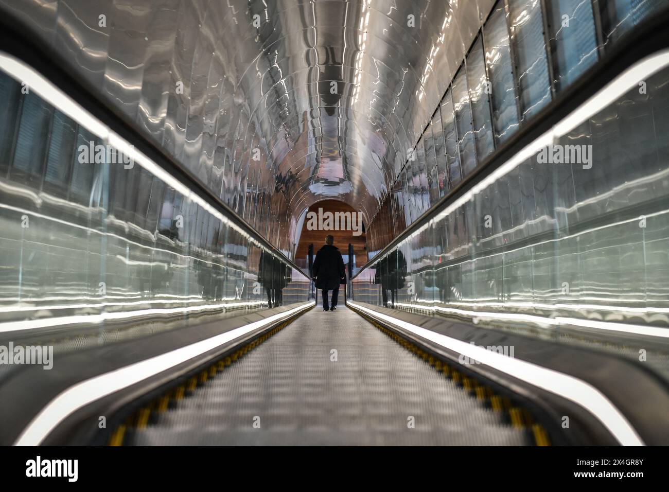 This photograph shows the station of the Regional Express Network (RER ...
