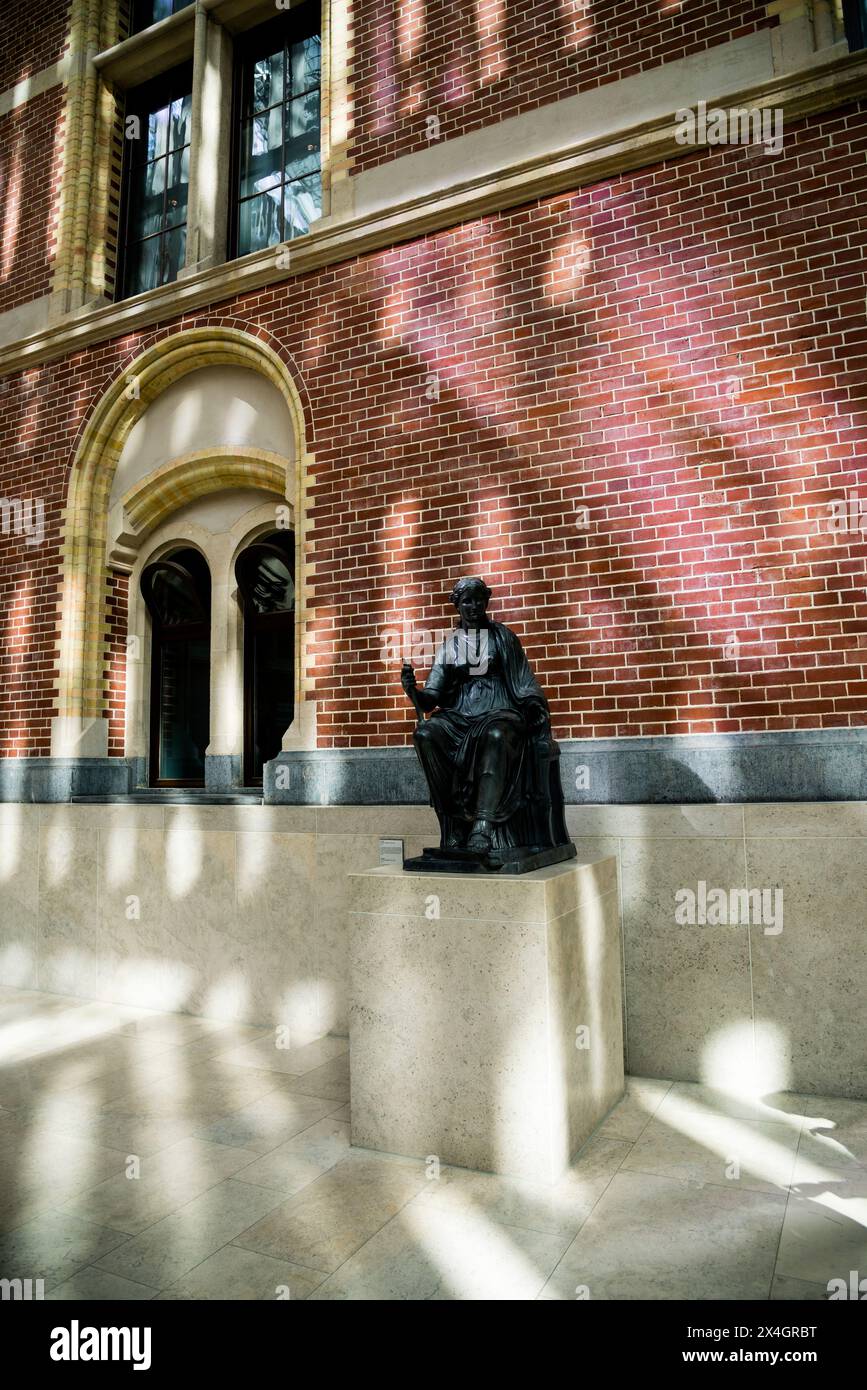 Euterpe, Francesco Righetti, Rijksmuseum entrance courtyard, Amsterdam ...