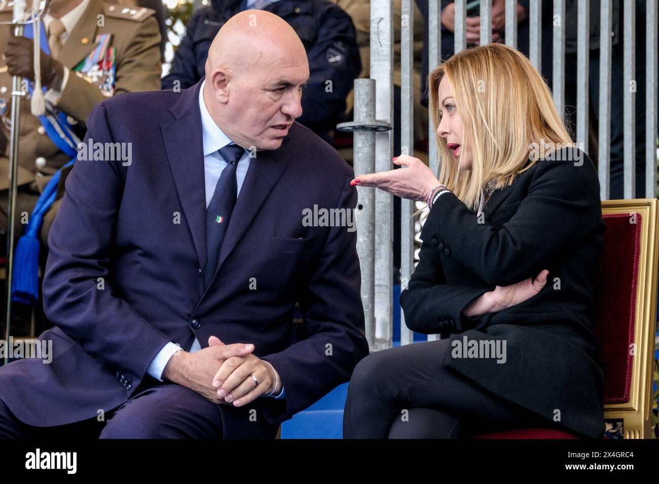 Giorgia meloni guido crosetto hi-res stock photography and images - Alamy