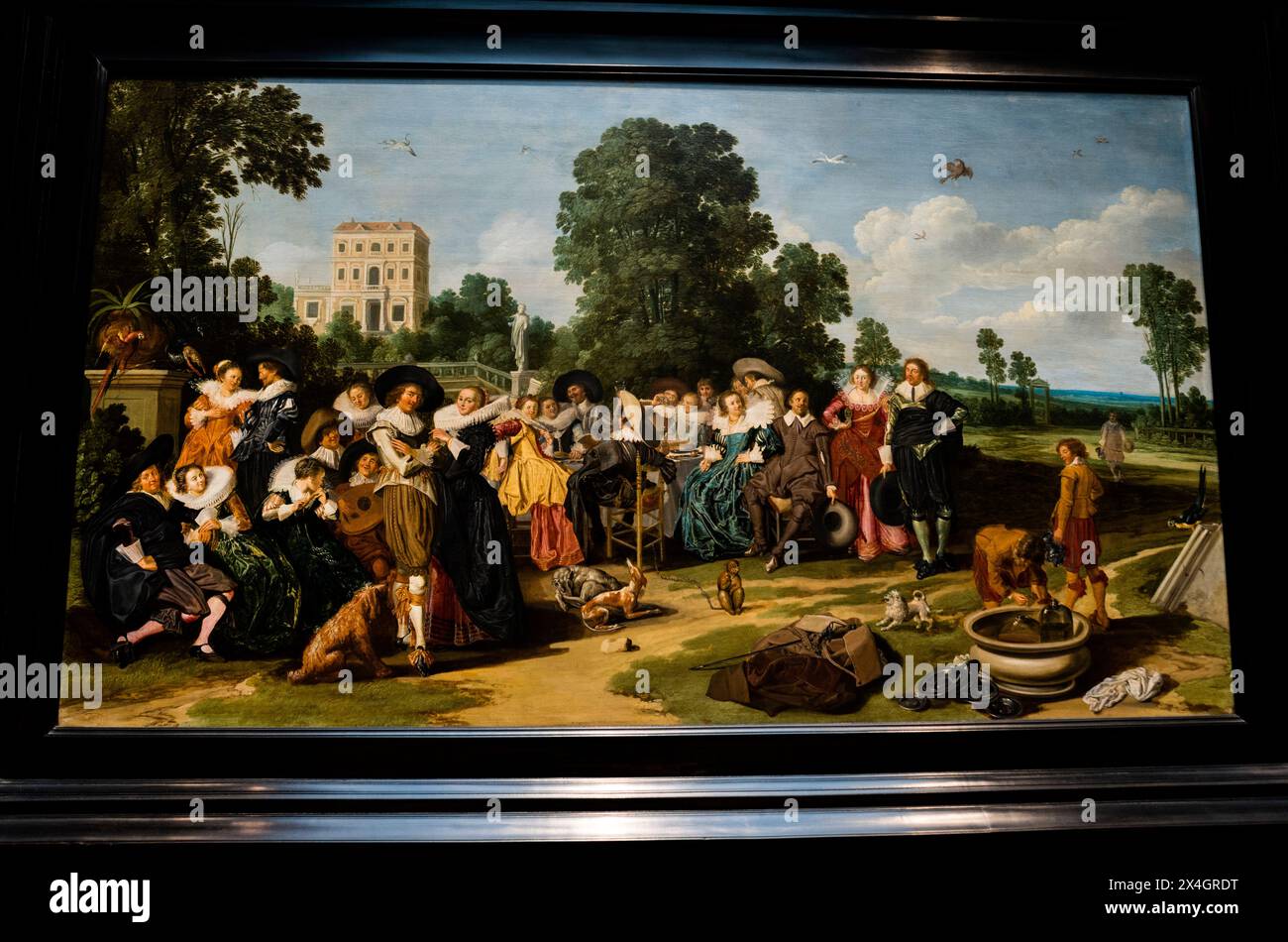 The Fête champêtre, Dirck Hals, 1627, Rijksmuseum, Amsterdam ...