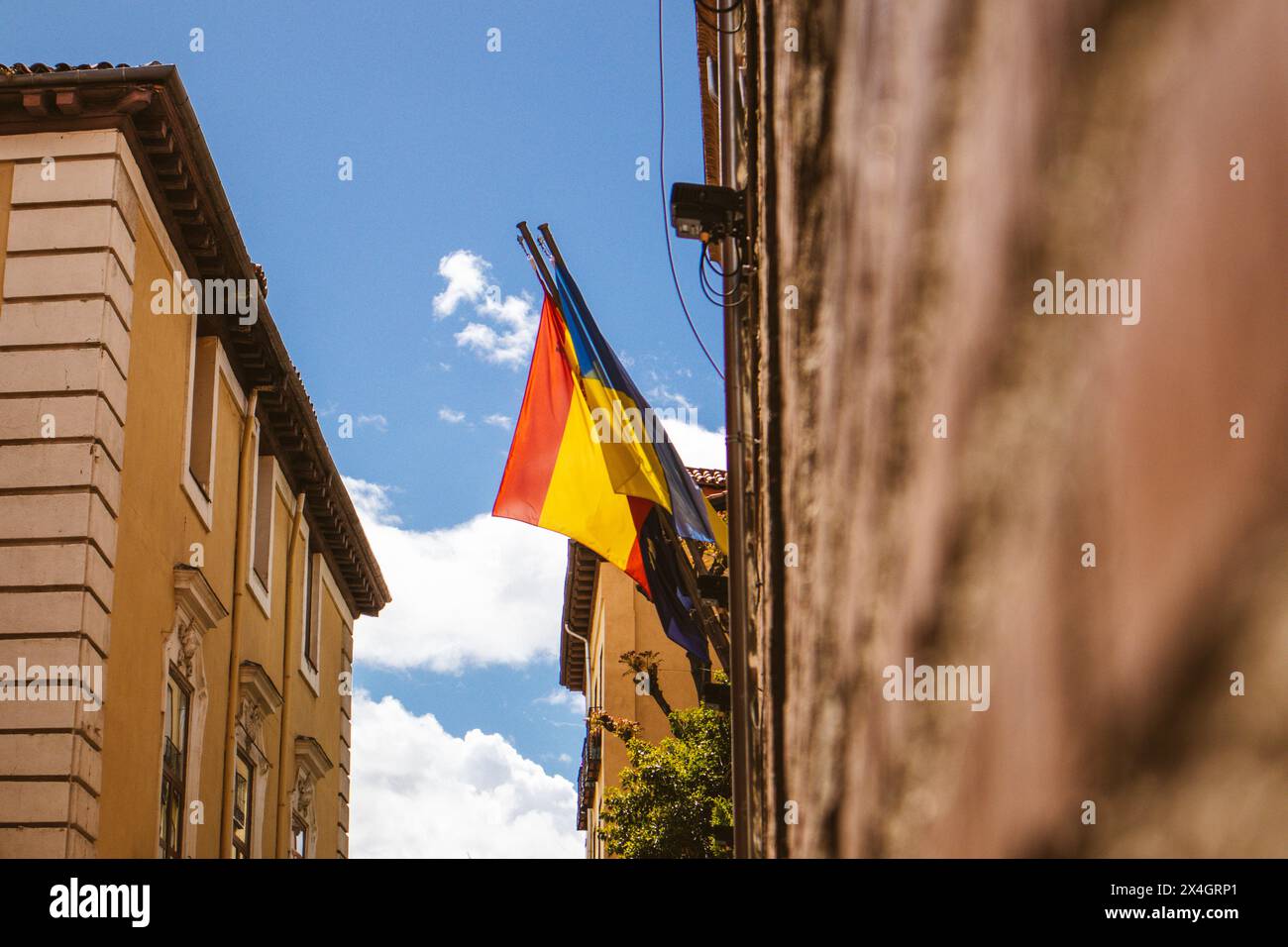 Spain develops flag national flag hi-res stock photography and images ...