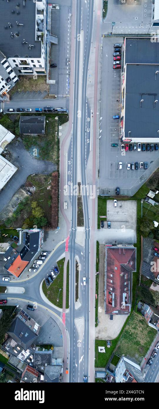 Bergensesteenweg, Sint-Pieters-Leeuw, Brussels, Belgium, 26th of March ...