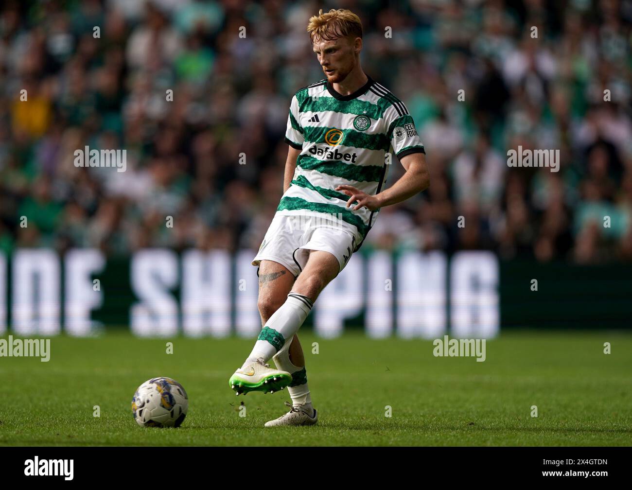 File photo dated 16/09/23 of Celtic's Liam Scales, who has signed a new ...