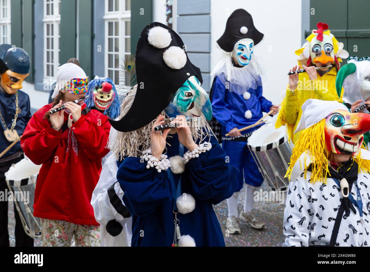 Switzerland basel carnival carnival shrove hi-res stock photography and ...