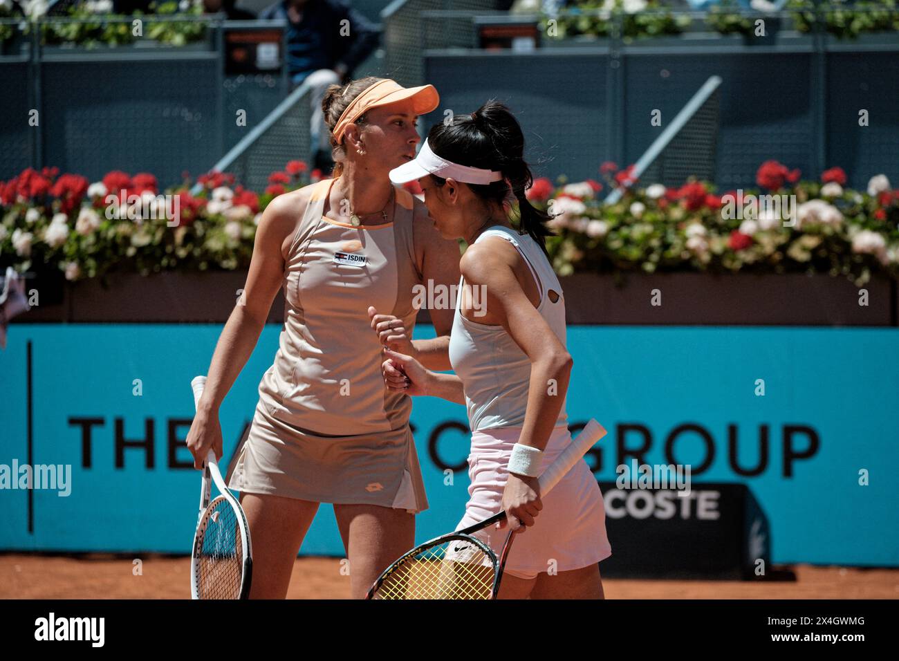 Madrid, Spain. 03th May, 2024. Tennis, individual Women, Double match ...