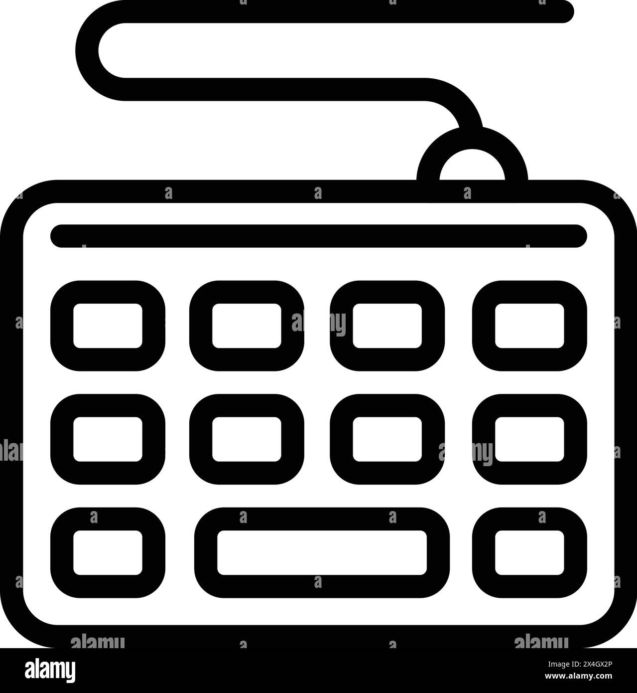 Black computer mouse gaming icon Stock Vector Images - Alamy
