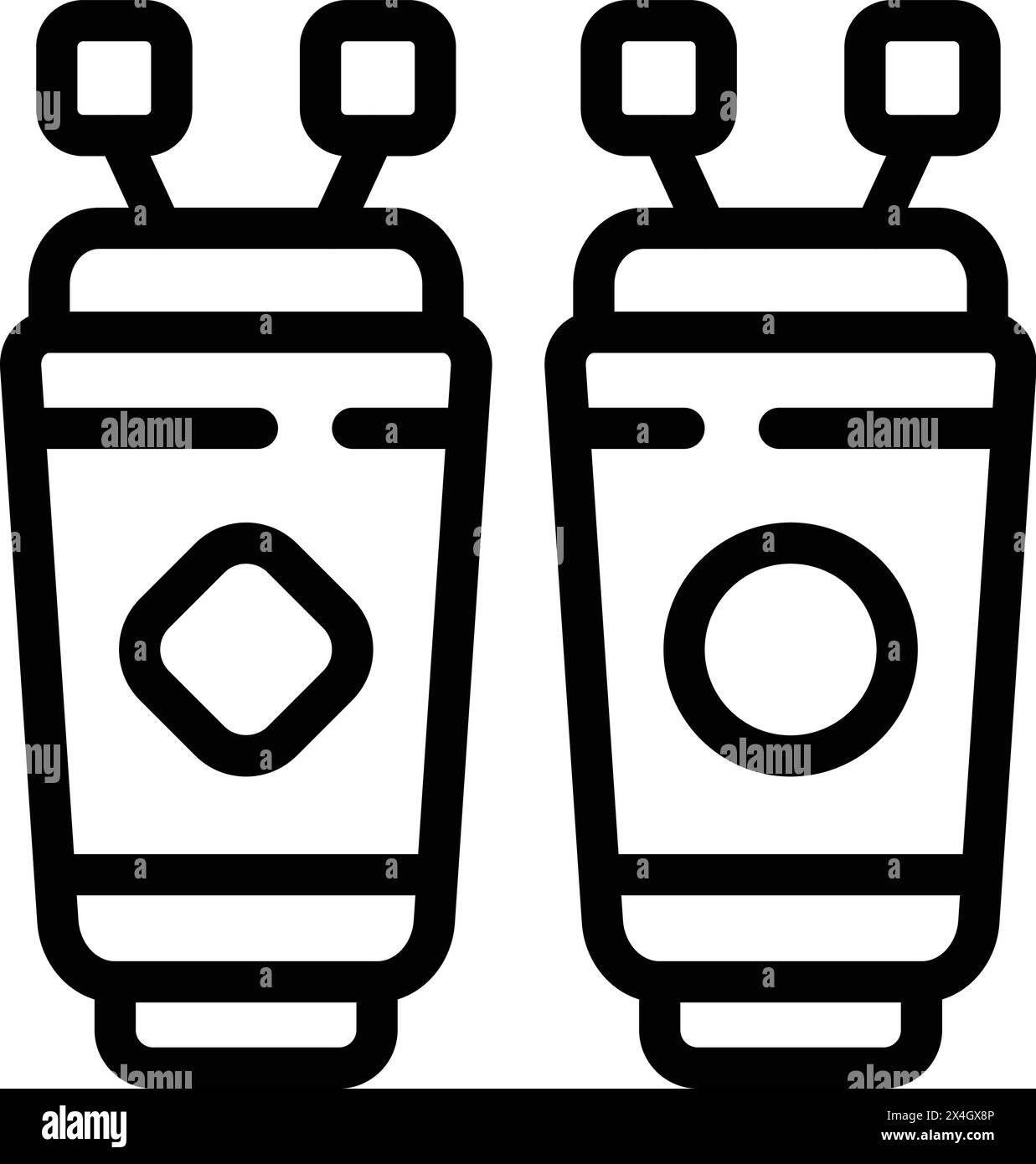 Waste segregation bins Black and White Stock Photos & Images - Alamy