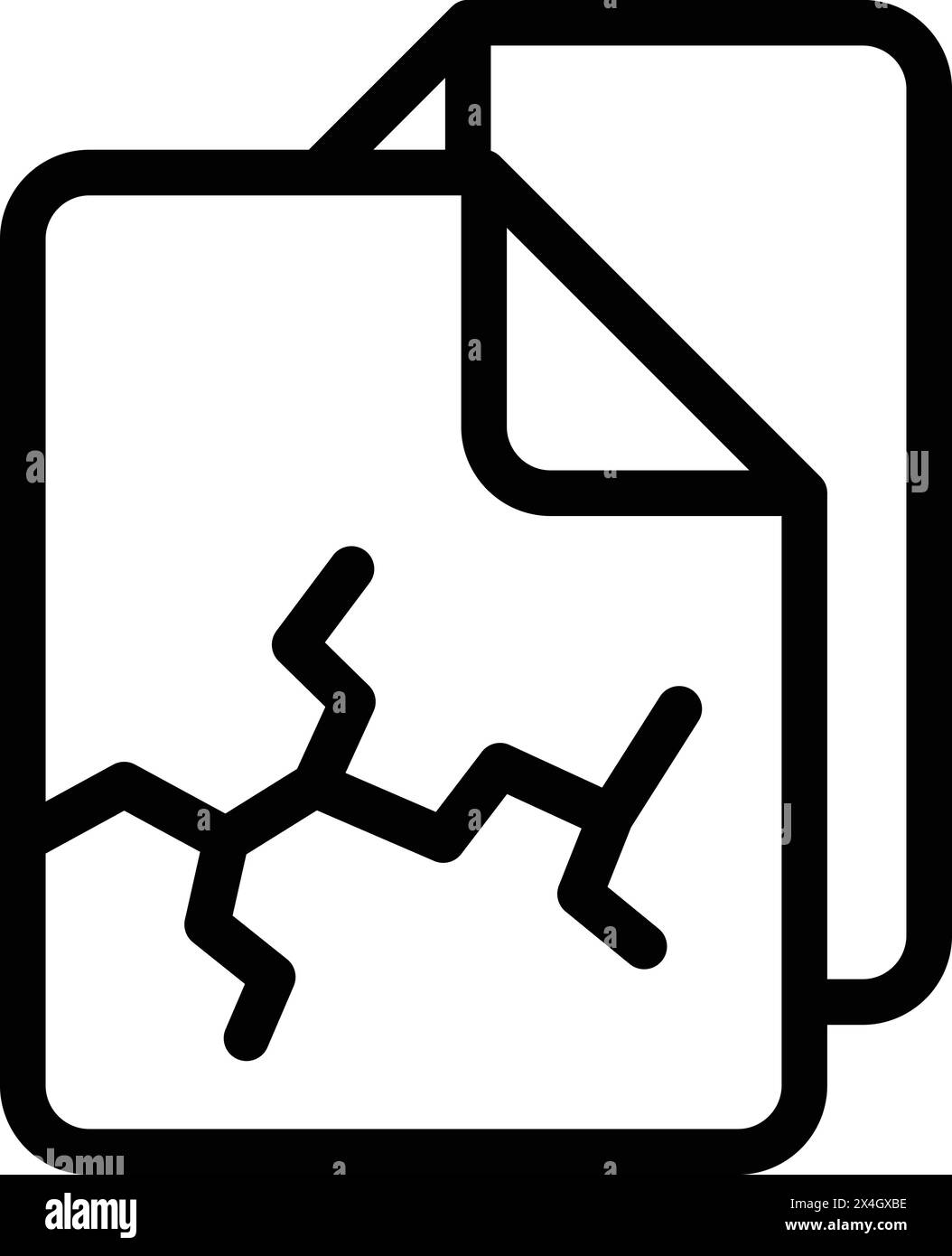 Waste carton box icon Black and White Stock Photos & Images - Alamy