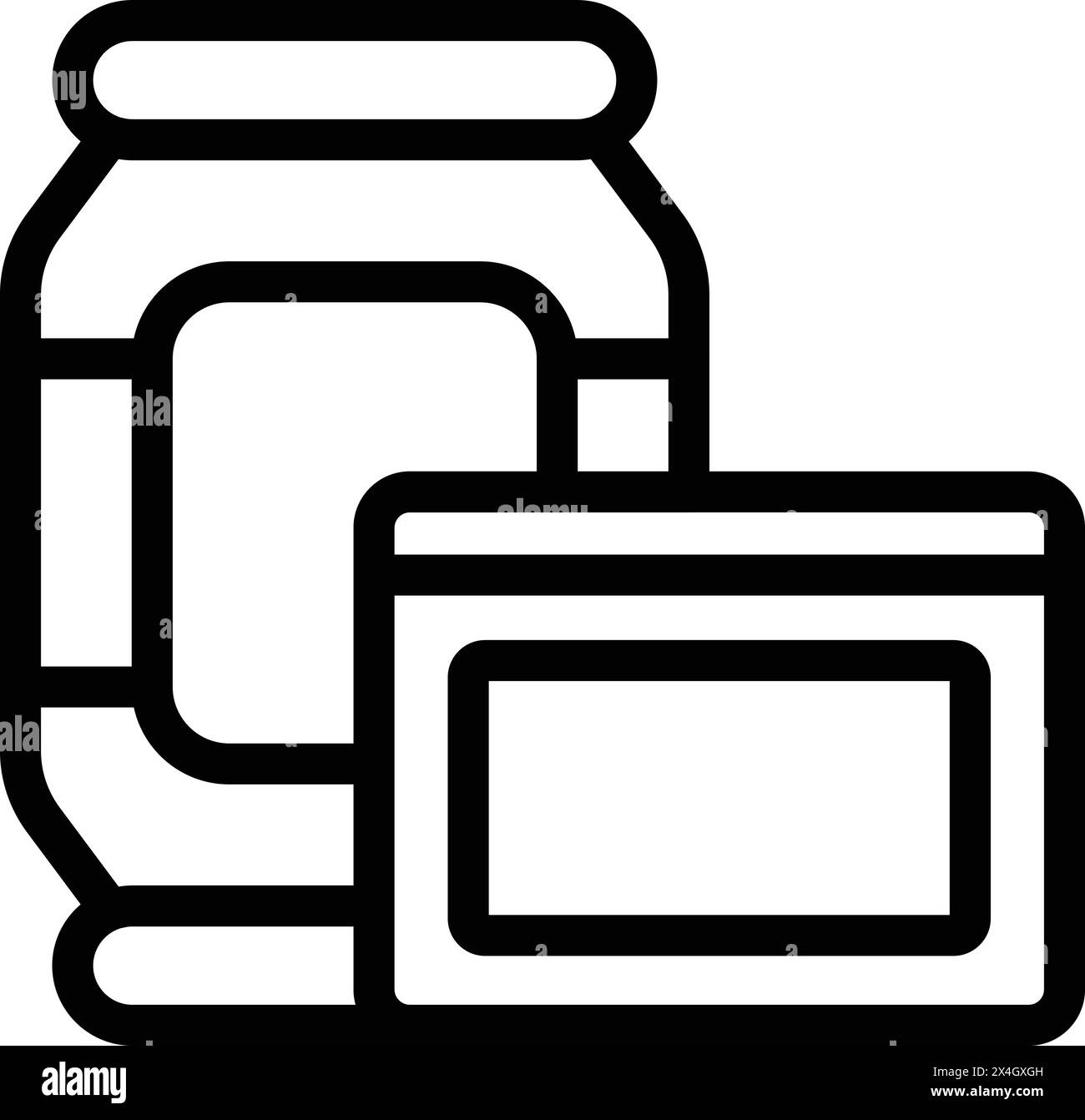 Plastic waste segregation icon outline vector. Reuse microplastic ... Plastic waste segregation icon outline vector. Reuse microplastic ...