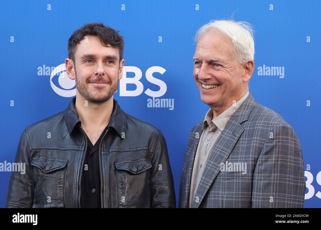 LOS ANGELES, CA - May 2: Sean Harmon, Mark Harmon at the CBS Fall ...