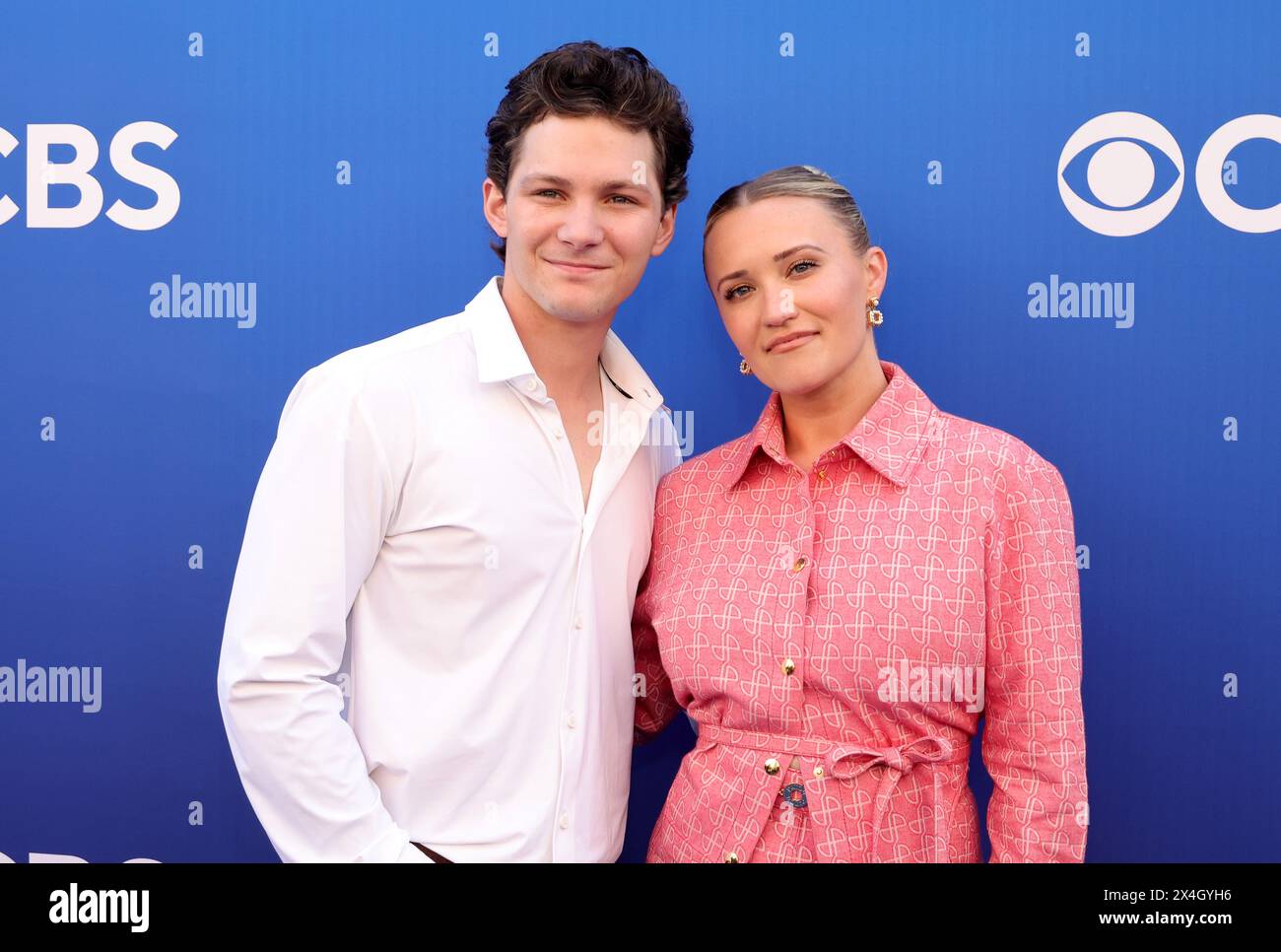 LOS ANGELES, CA - May 2: Montana Jordan, Emily Osment at the CBS Fall ...