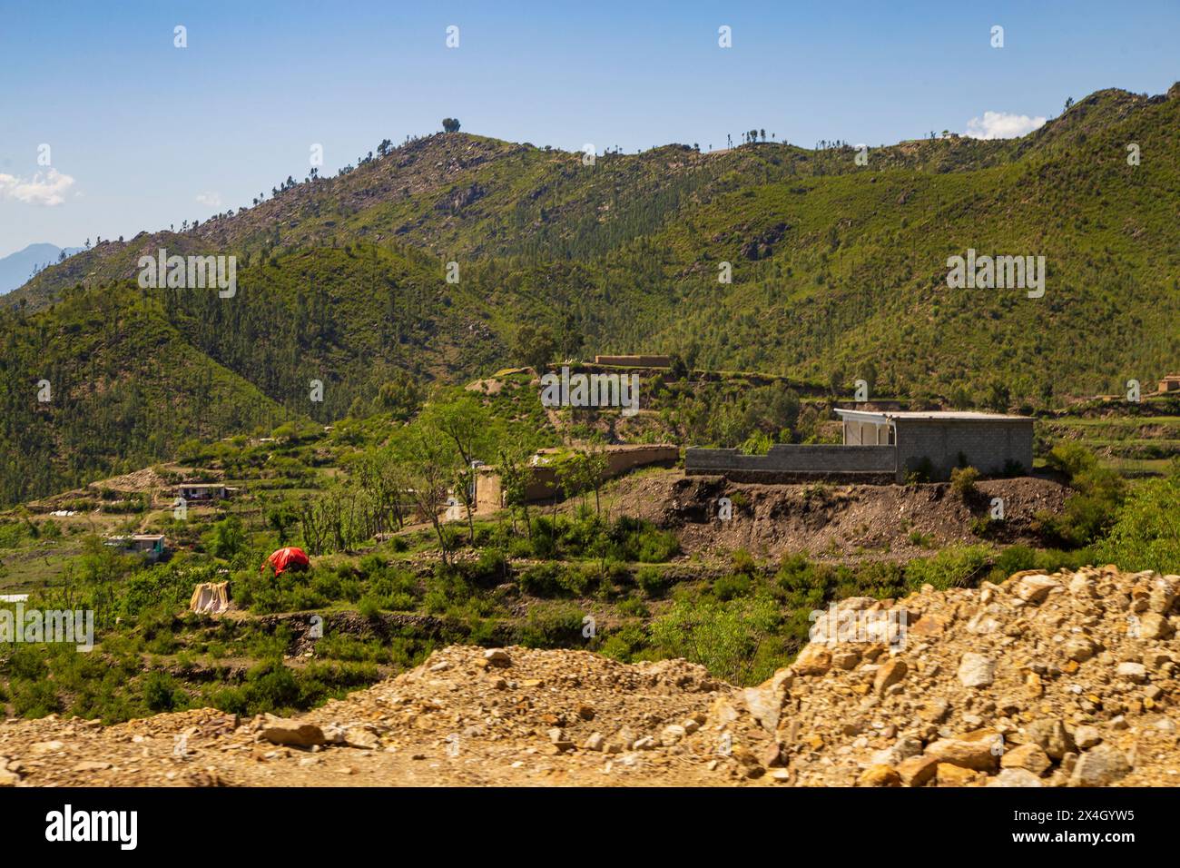 Beautiful Village of Mian City Mingora Swat, Pakistan Stock Photo - Alamy