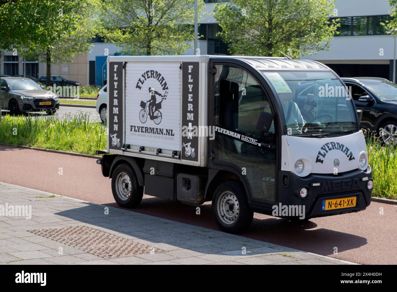 Flyerman Mini Truck At Amsterdam The Netherlands 2-5-2024 Stock Photo ...