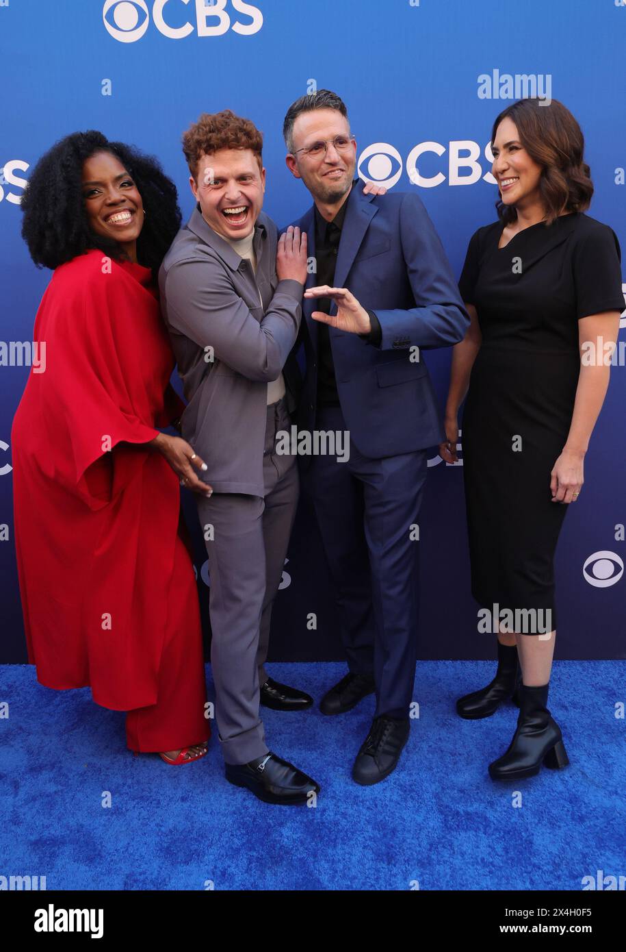 LOS ANGELES, CA - May 2: Tyla Abercrumbie, Caleb Foote at the CBS Fall ...