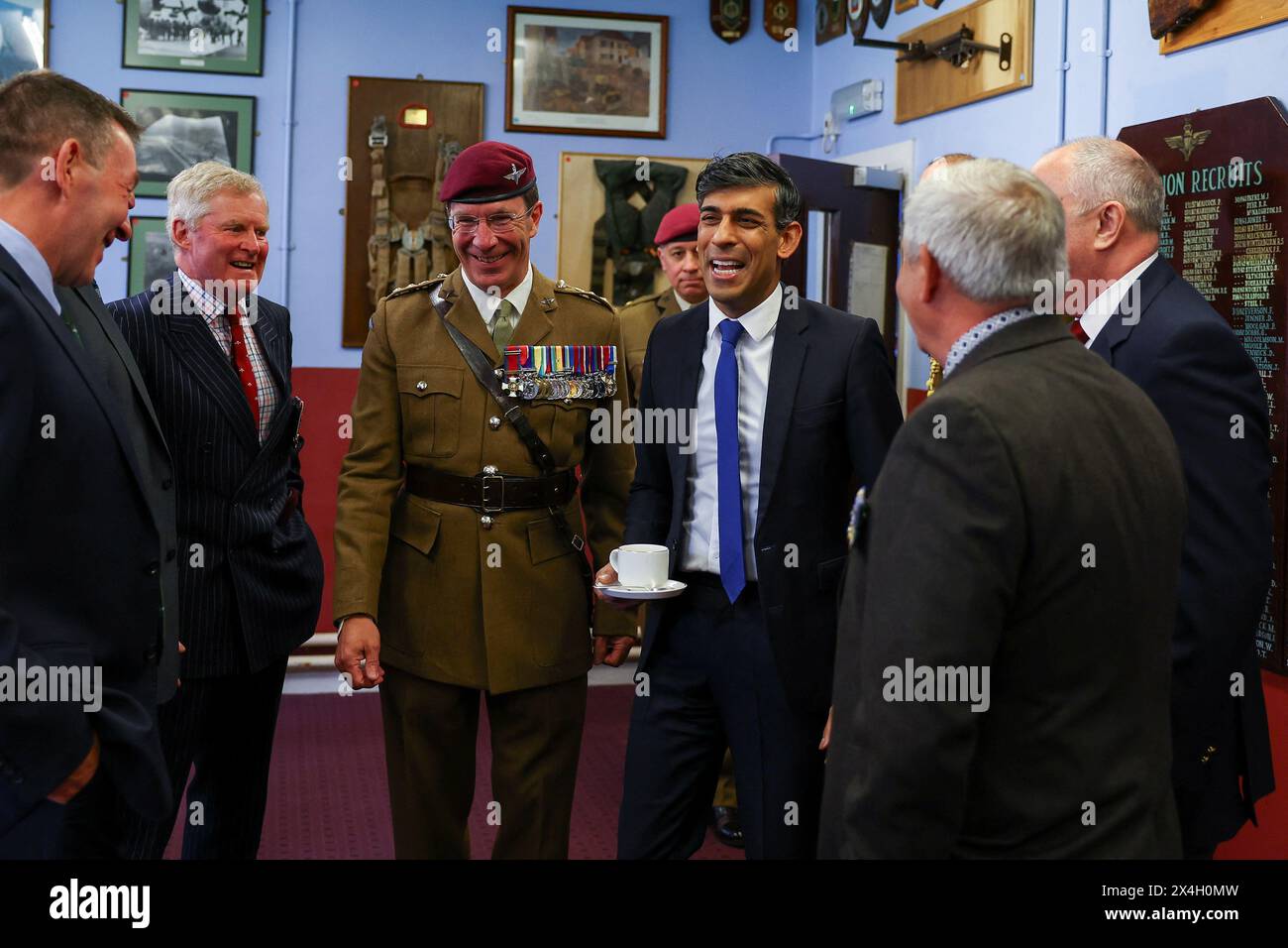 Prime Minister Rishi Sunak meets with families of the Parachute ...