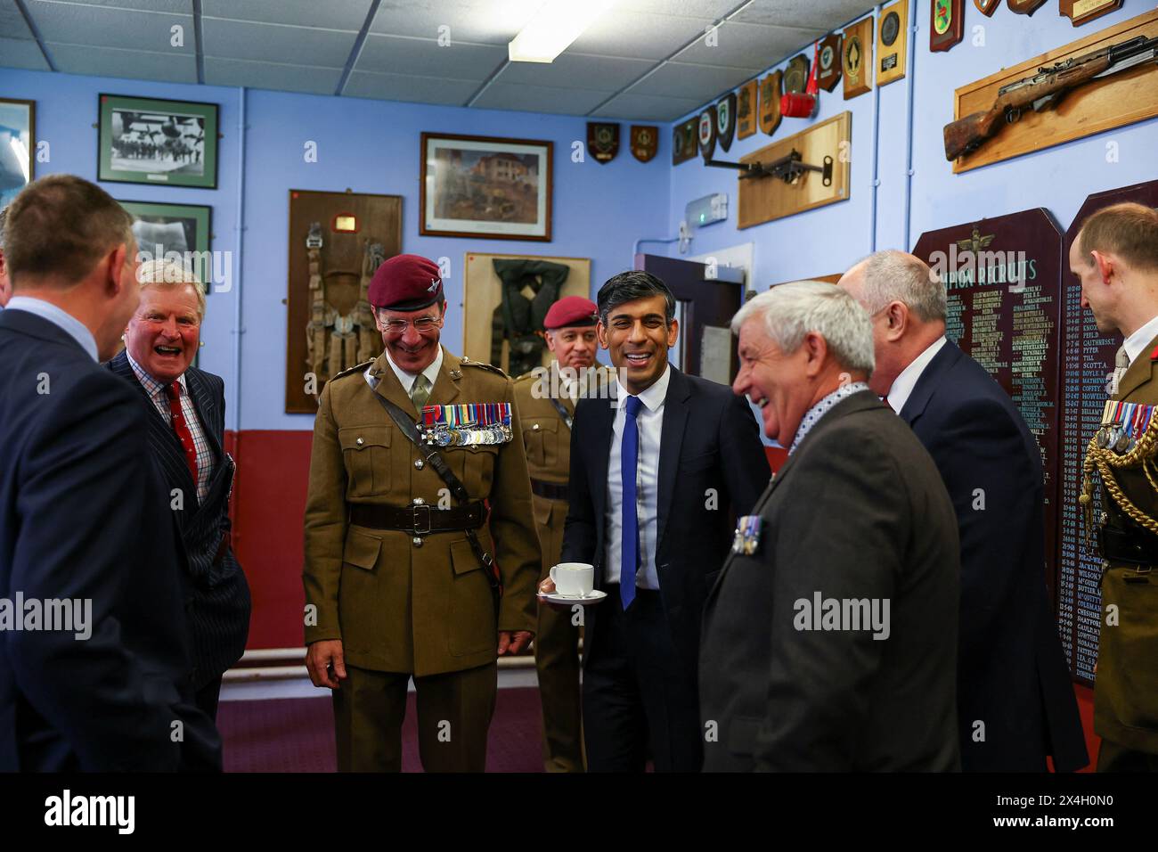 Prime Minister Rishi Sunak meets with families of the Parachute ...