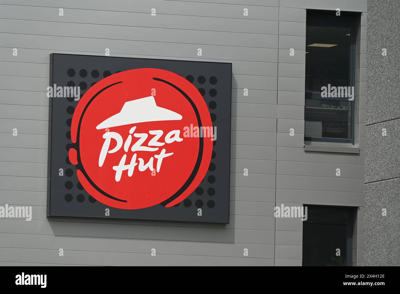 Logo, Schriftzug von PIZZA HUT, eine auf Pizza spezialisierte US ...