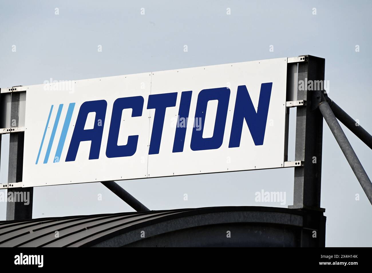 Logo, Schriftzug des niederländischen Non Food Discounter ACTION an ...