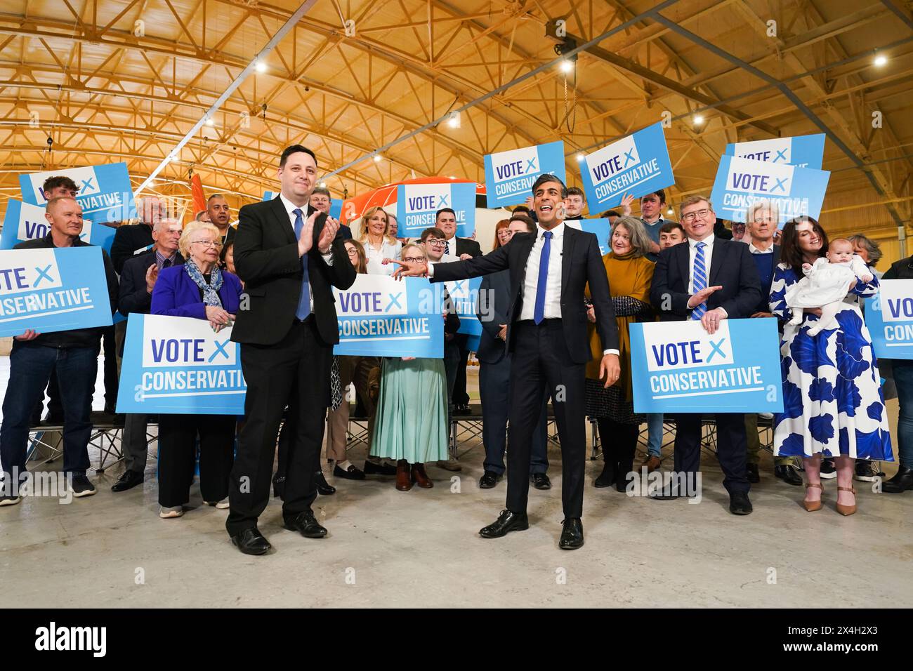 Lord Ben Houchen with Prime Minister Rishi Sunak in Teesside following ...