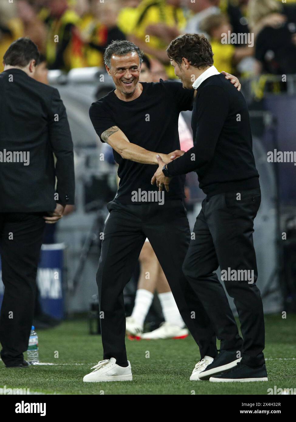 DORTMUND - (l-r) Paris Saint-Germain coach Luis Enrique, Borussia ...