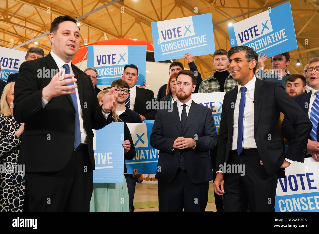 Lord Ben Houchen with Prime Minister Rishi Sunak in Teesside following ...