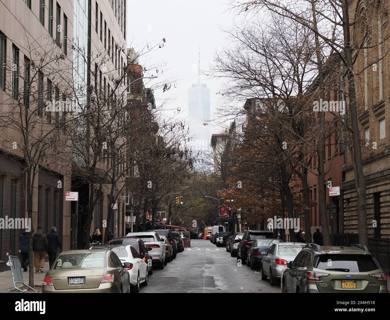 World Trade Center seen from Thompson street Stock Photo - Alamy
