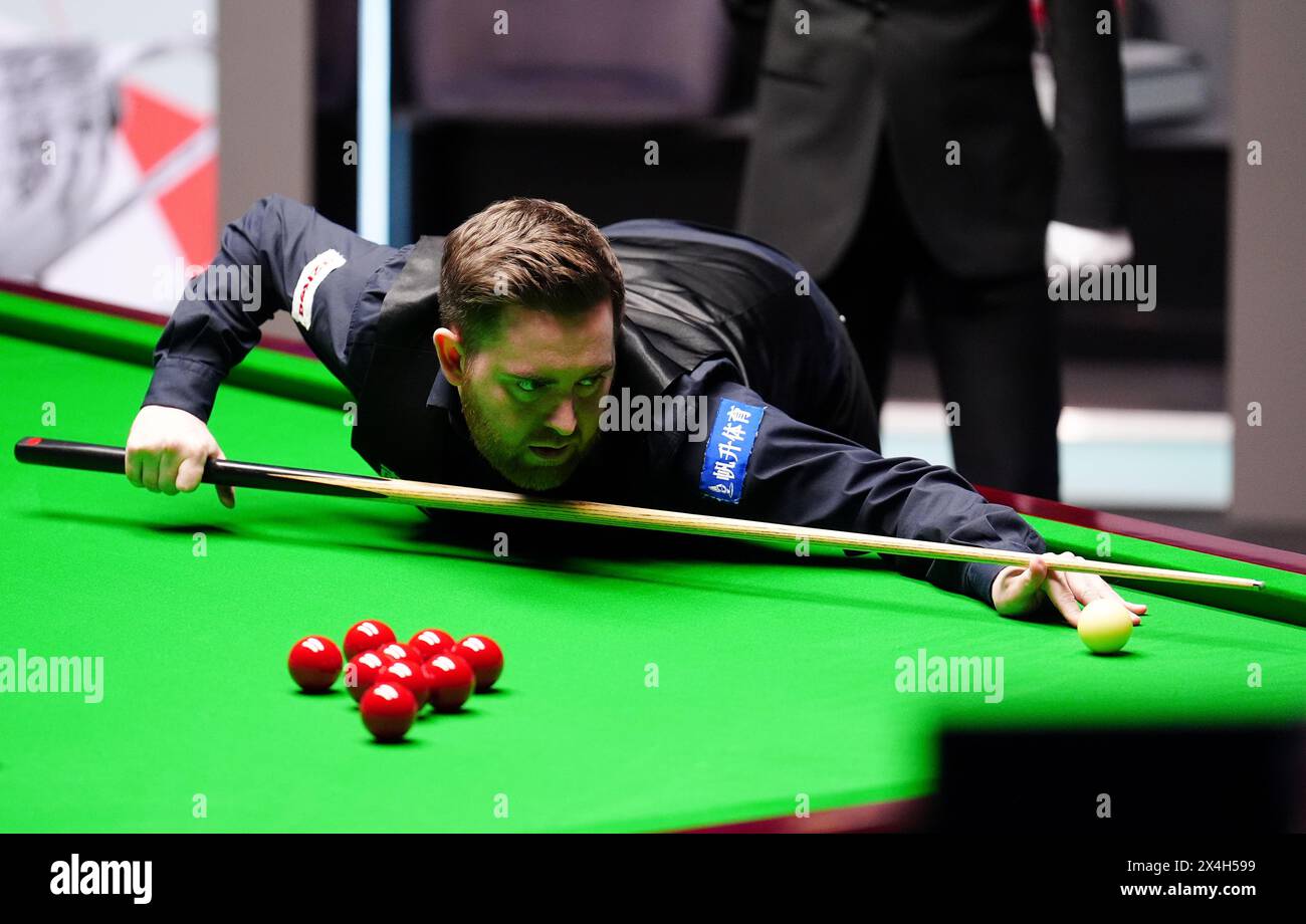 Jak Jones in action during their semi-final match against Stuart ...