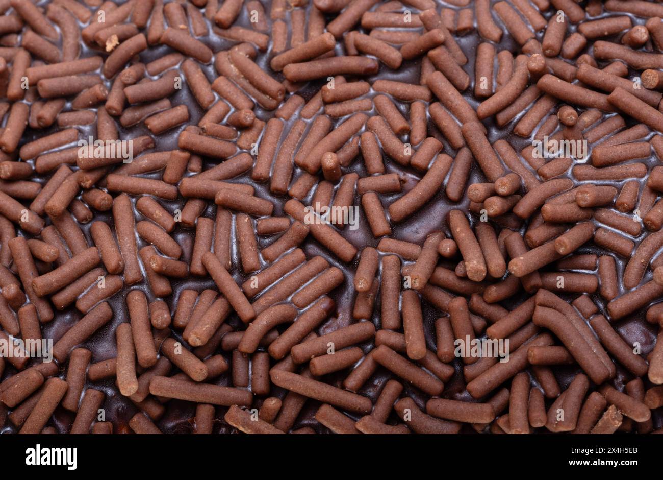 chocolate sprinkles on the cake Stock Photo - Alamy