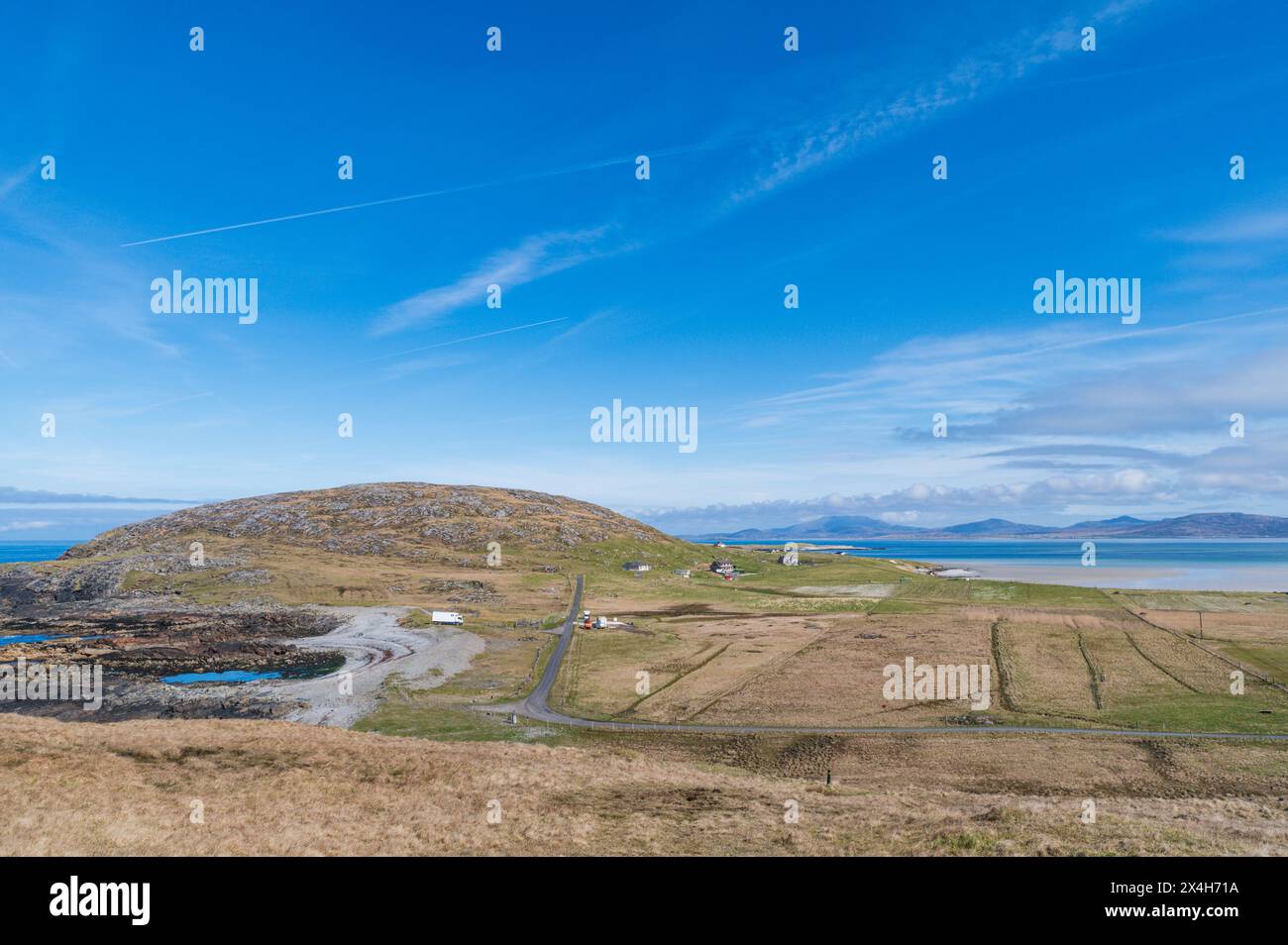 Ben Scurrival from Ben eoligarry on The Outer Hebridean Isle of Barra ...
