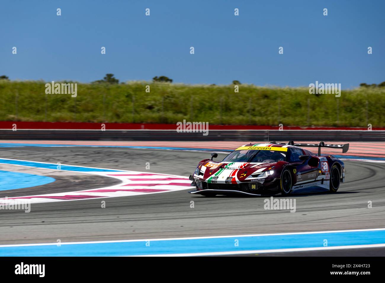 Le Castellet, France, 3 May 2024, #50 Formula Racing (Dnk) Ferrari 296 LMGT3 - Johnny Laursen ...