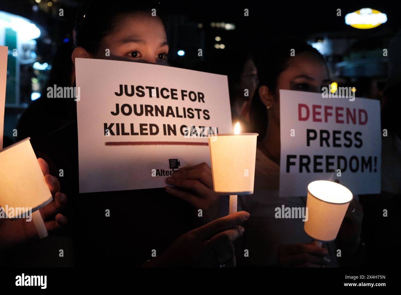 Protetest for World Press Freedom Day in Manila On World Press Freedom ...