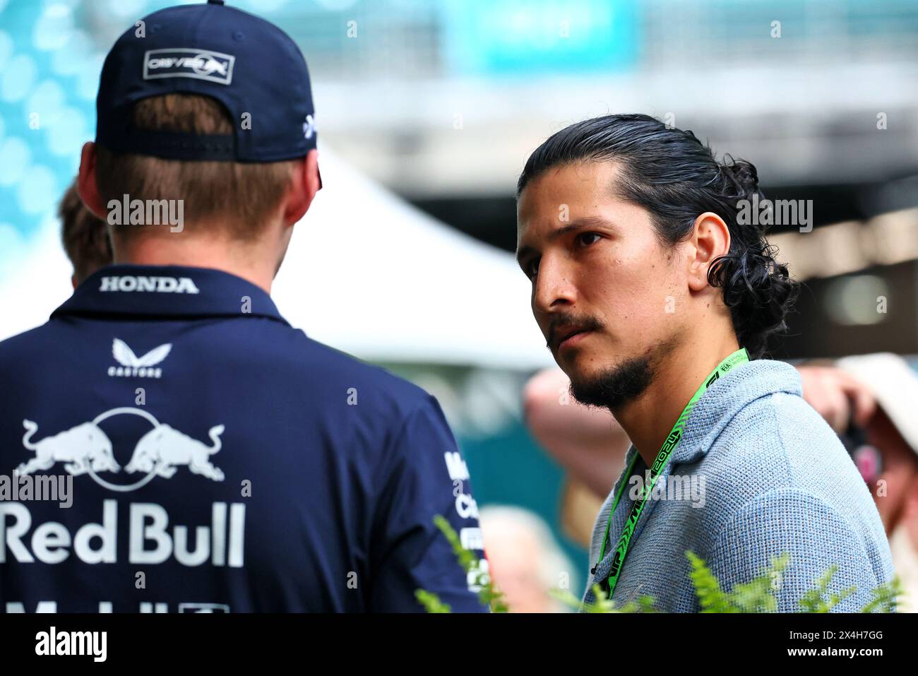 Danny Ramirez (USA) Actor with Max Verstappen (NLD) Red Bull Racing. 03 ...