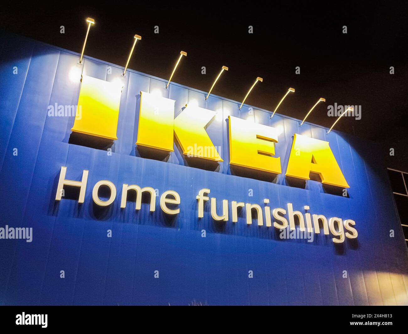 Toronto, ON, Canada - March 30, 2024: View at the IKEA logo store in ...