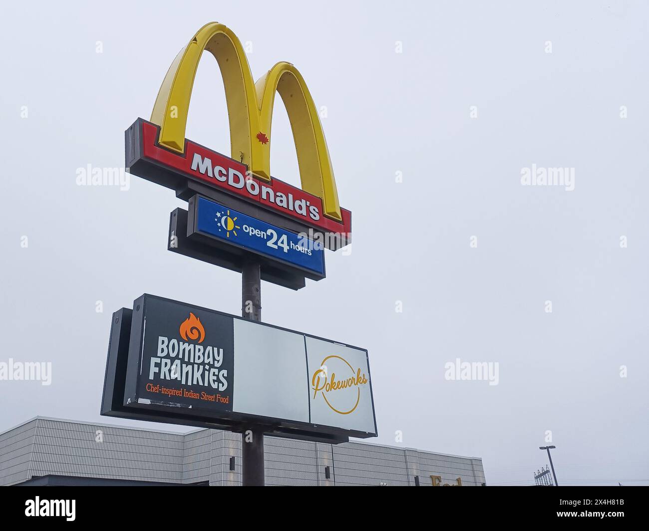 Mcdonalds canada sign logo hi-res stock photography and images - Alamy