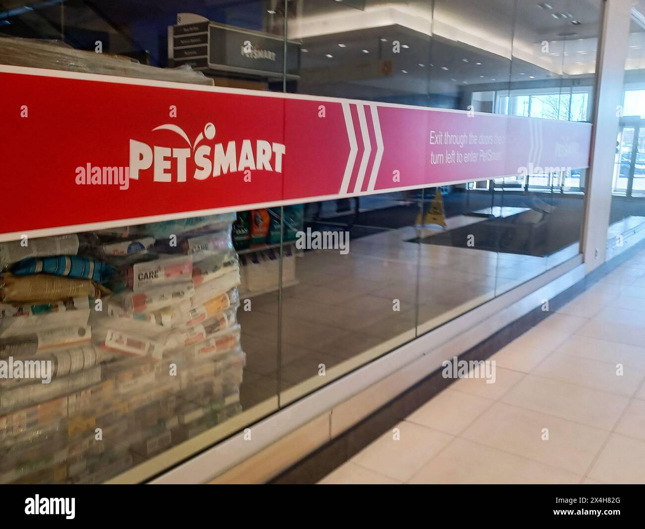 Toronto, ON, Canada – April 30, 2024: View at the sign of Petsmart store in America Stock Photo ...