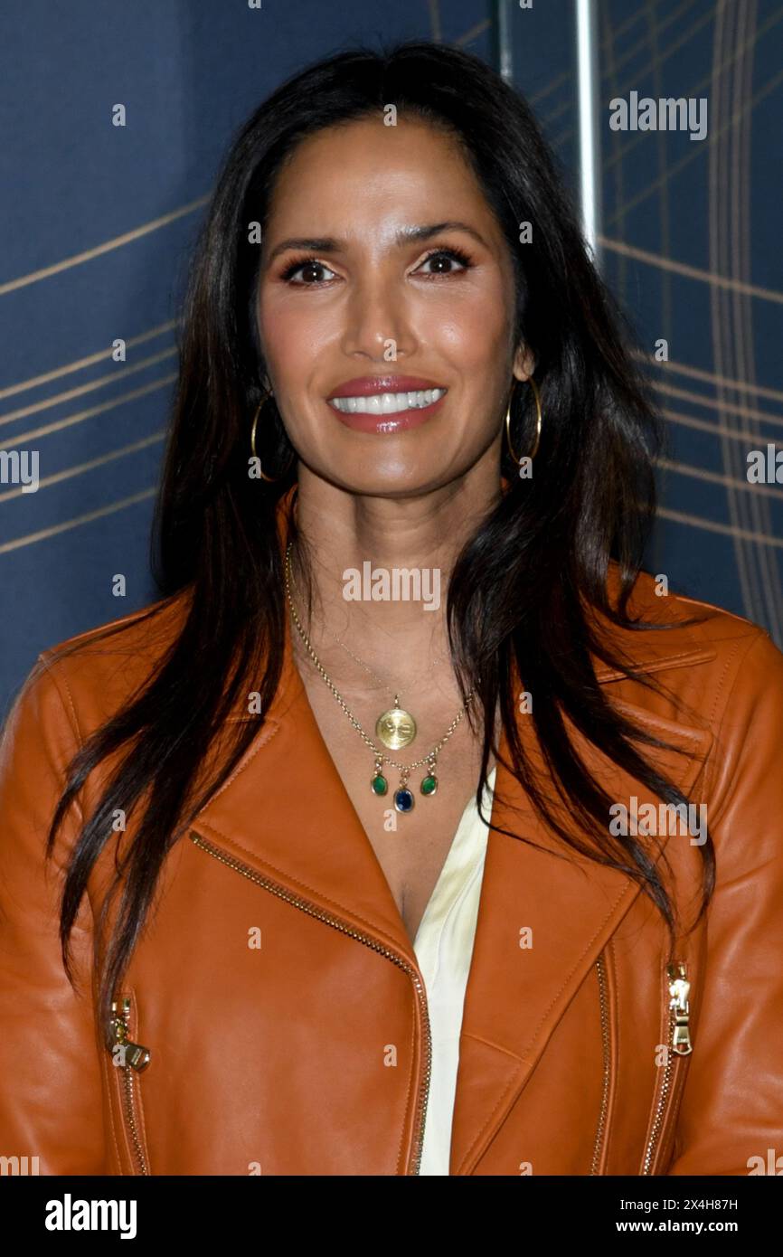 New York, USA. 03rd May, 2024. Padma Lakshmi visits the Empire State ...